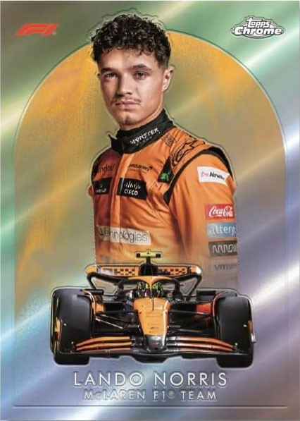Formula 1 Topps 2024 Chrome Trading Card BLASTER Pack 4 Cards - ToyWiz