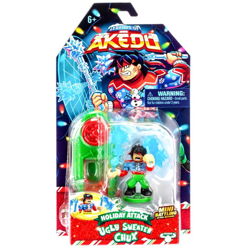 Legends of Akedo 2024 Holiday Attack Ugly Sweater Chux Exclusive 3 Mini ...