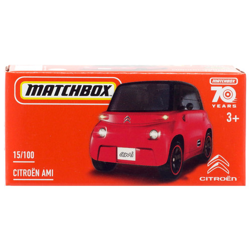 Matchbox 70th Anniversary Citroen AMI Diecast Car Red Mattel - ToyWiz