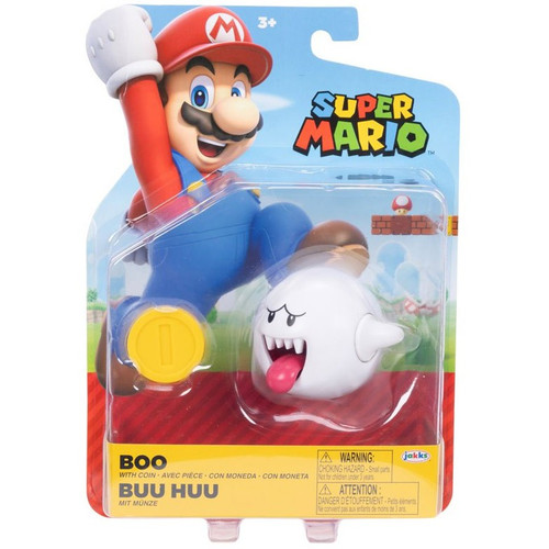 World of Nintendo Super Mario Wave 41 Boo 4 Action Figure with Coin ...