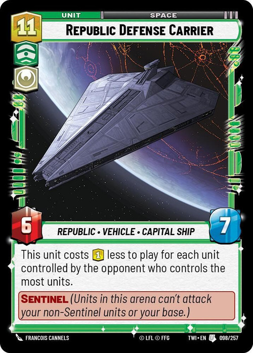 Star Wars Unlimited Trading Card Game Twilight of the Republic Single ...