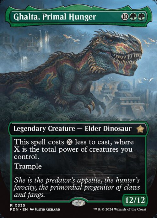 Magic The Gathering Foundations Single Card Rare Ghalta, Primal Hunger ...