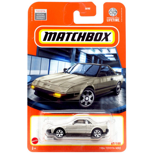 Matchbox 1984 Toyota MR2 Diecast Car Silver Mattel - ToyWiz