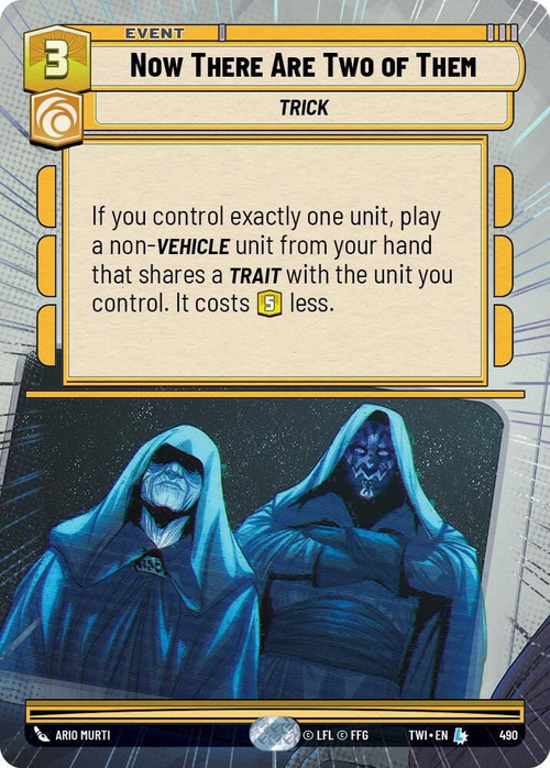 Star Wars Unlimited Trading Card Game Twilight of the Republic Single ...