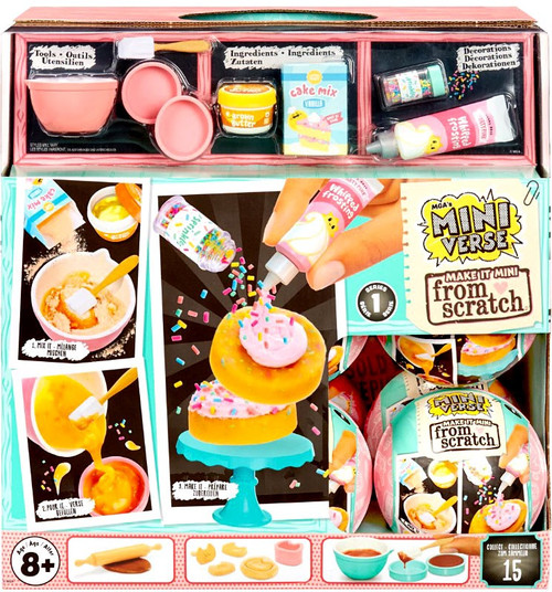 Miniverse Make It Mini From Scratch Series 1 Mystery Box 15 Packs MGA ...