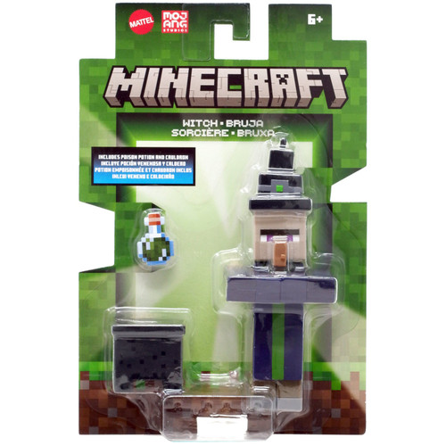 Minecraft Witch 3.25 Action Figure Mattel Toys - ToyWiz