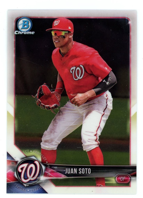 MLB Topps 2018 Bowman Single Card Chrome Prospects Juan Soto BCP52 ...