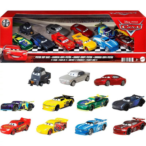 Disney Pixar Cars Cars 3 Piston Cup Race 155 Diecast Car 11-Pack Mattel ...