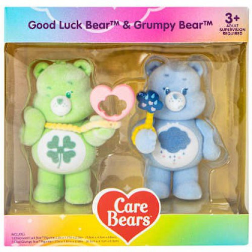 Care Bears Good Luck Bear Grumpy Bear Exclusive 2 Mini Figure 2-Pack ...