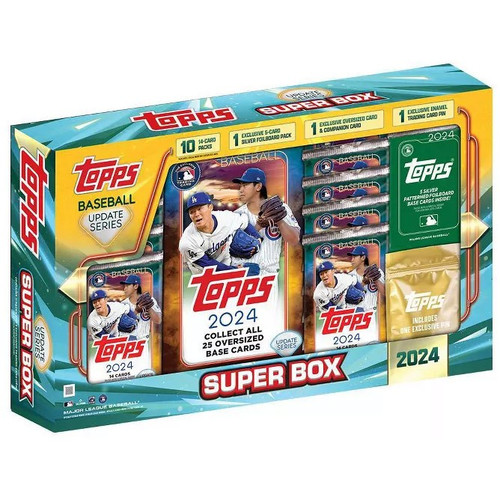 MLB Topps 2024 Update Series Baseball Trading Card SUPER BOX 10 Packs ...