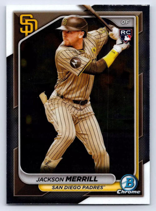 MLB 2024 Bowman Chrome Single Card Jackson Merrill 27 Rookie - ToyWiz