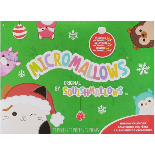 Squishmallows Micromallows Christmas Holiday 2.5 Advent Calendar 12 ...