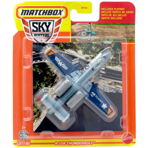 Matchbox Sky Busters A-10A Thunderbolt Diecast Vehicle Mattel Toys - ToyWiz