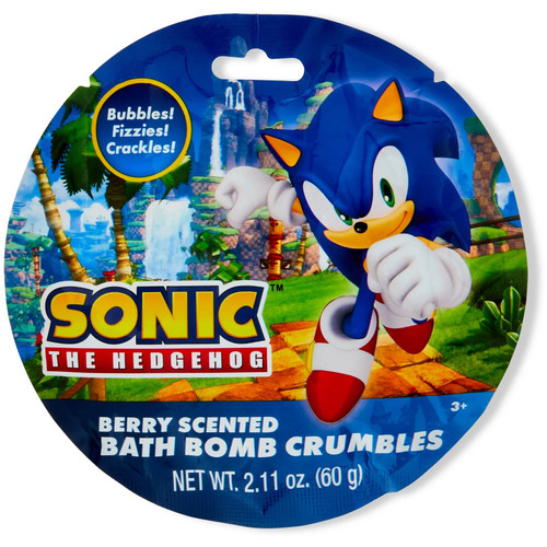 Sonic The Hedgehog Berry Scented Bath Bomb Crumbles Pack Centric Beauty ...