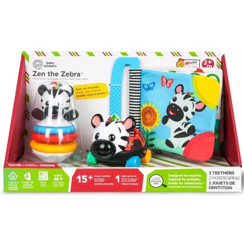 Baby Einstein Zen the Zebra 3-Piece Gift Set Kids II - ToyWiz