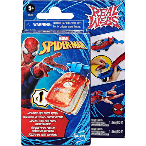 Marvel Spider-Man Real Webs Ultimate Web Fluid Refill Pack Hasbro - ToyWiz