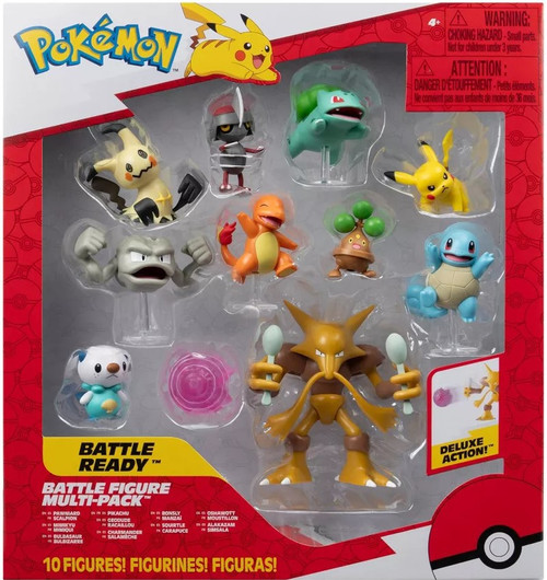 Pokemon Battle Ready Pikachu, Charmander, Squirtle, Bulbasaur, Oshawott ...