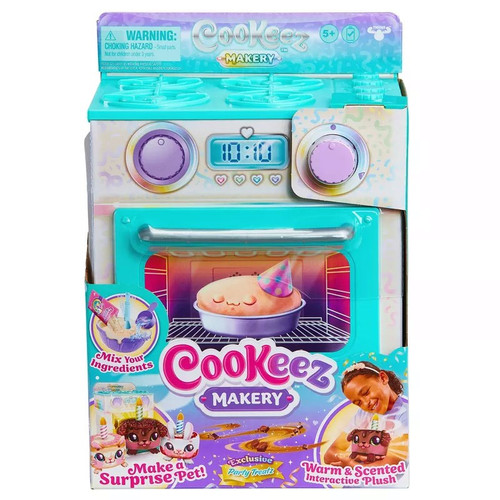Cookeez Makery Bake Your Own Plush PARTY Treatz Exclusive Oven Playset ...