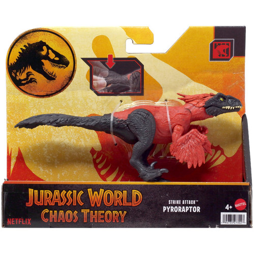 Jurassic World Chaos Theory Strike Attack Pyroraptor Action Figure ...