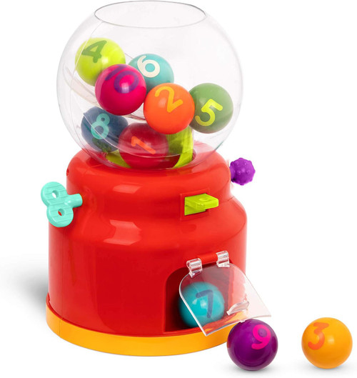 Battat Numbers Colors Gumball Machine Play Set Maison Battat - ToyWiz