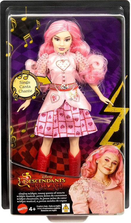 Disney Descendants 4 The Rise of Red Bridget Singing Fashion Doll Young ...