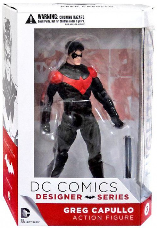 DC Batman Designer Greg Capullo Series 1 Nightwing Action Figure 3 Damaged Package DC Collectibles ToyWiz