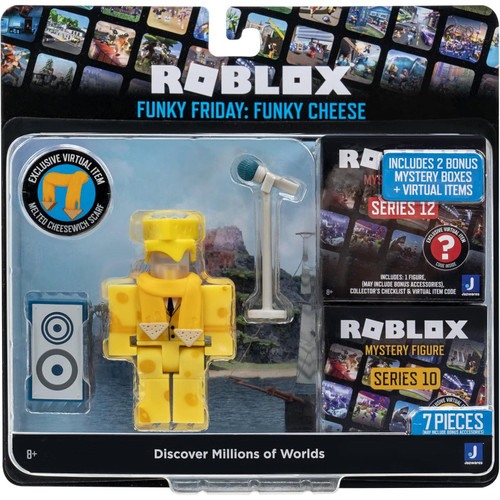 Roblox Funky Friday Funky Cheese 3 Action Figure Includes 2 Bonus ...