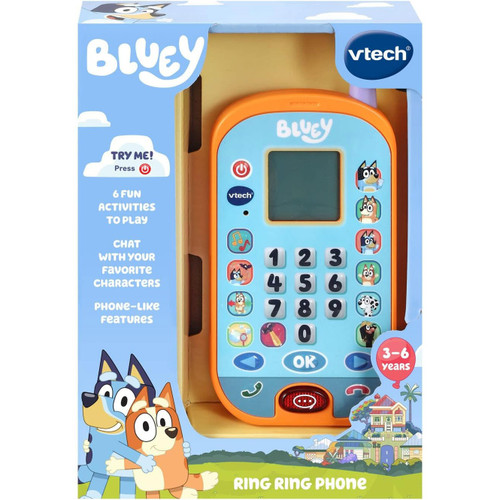 Bluey Ring Ring Phone V-Tech - ToyWiz