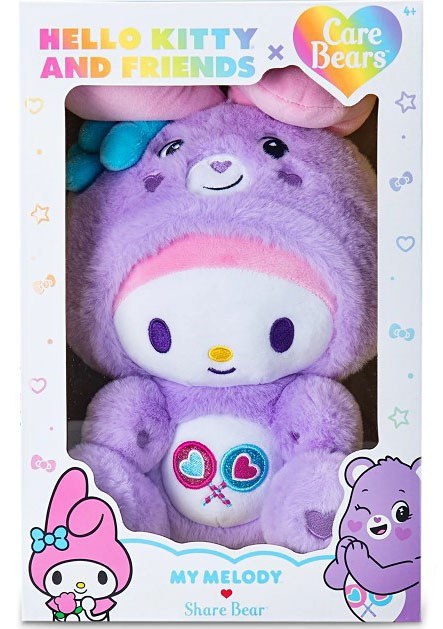 Sanrio Hello Kitty Friends x Care Bears Beary Besties My Melody as ...