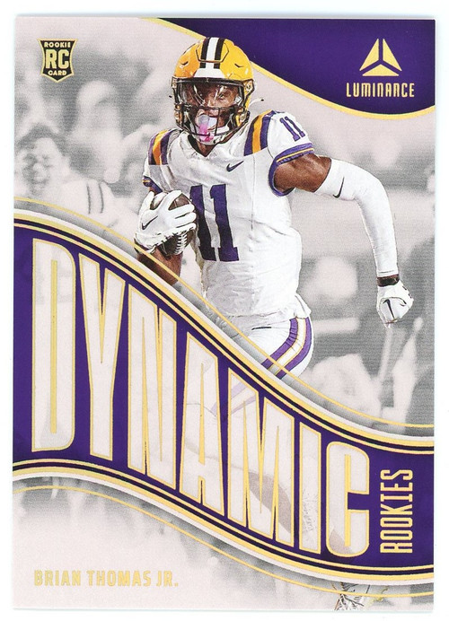 NFL 2024 Luminance Football Single Card Dynamic Brian Thomas Jr. DR-BTJ ...