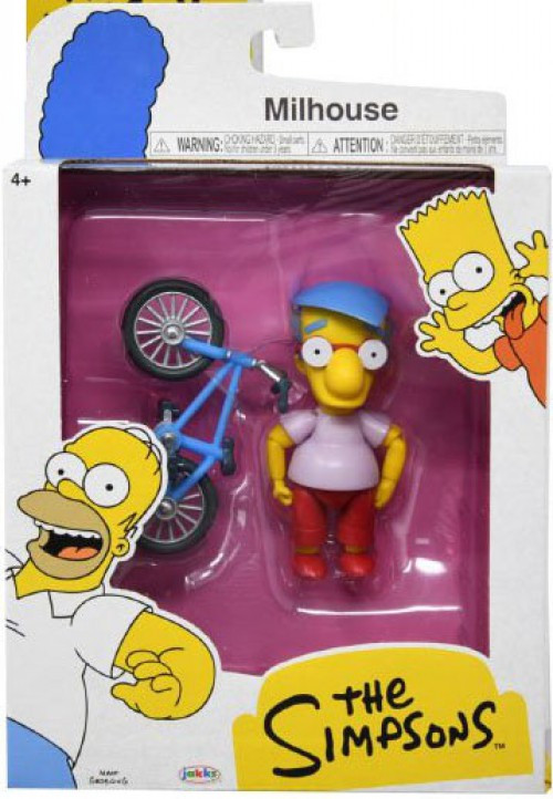 The Simpsons Wave 3 Milhouse 5 Action Figure Jakks Pacific - ToyWiz