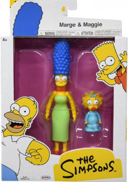 The Simpsons Wave 3 Marge Maggie 5 Action Figure Jakks Pacific - ToyWiz
