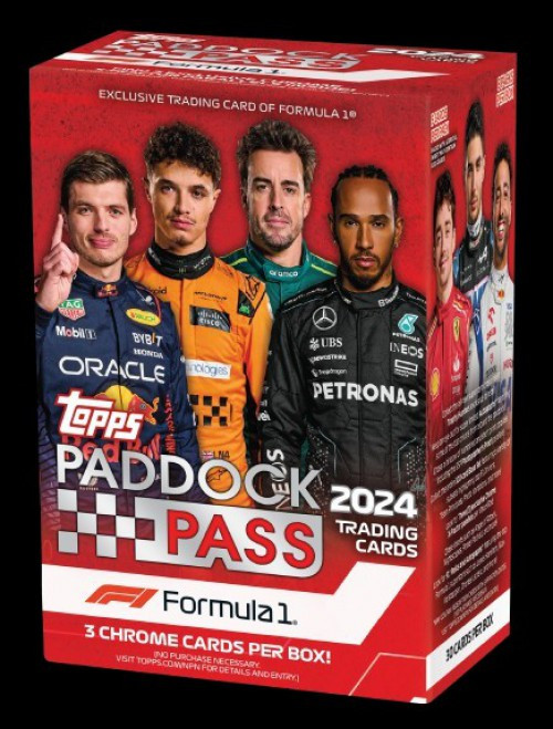 Formula 1 Topps 2024 Paddock Pass Trading Card BLASTER Box 6 Packs - ToyWiz