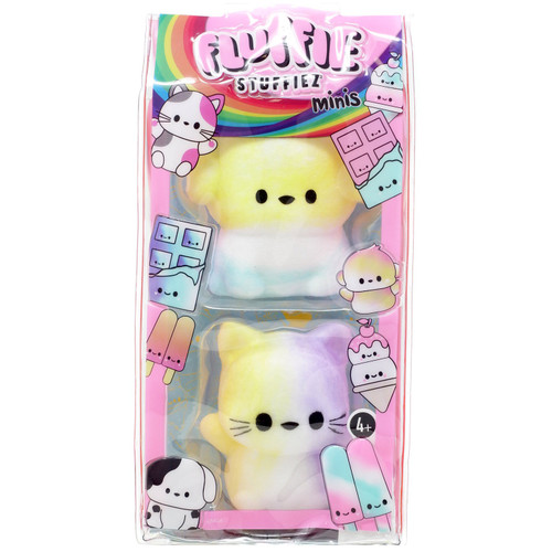 Fluffie Stuffiez Minis Dog Cat Figure 2-Pack Soft Squishable MGA ...