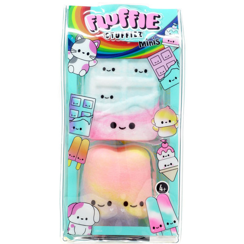 Fluffie Stuffiez Minis Chocolate Bar Popsicle Figure 2-Pack Soft ...