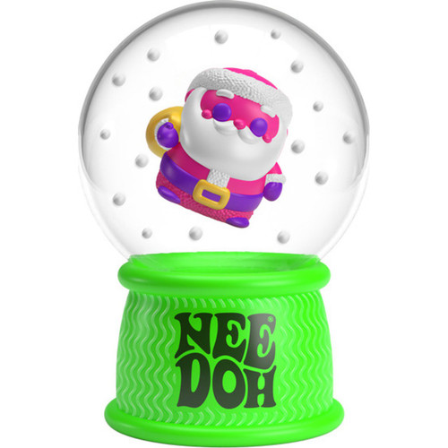 NeeDoh 2024 Squishmas SanDoh Claus Stress Ball Squish n Flow Snow Globe ...