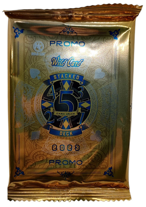 NFL 2023 Stacked Deck Football Trading Card HOBBY Promo Pack Wild Card ...