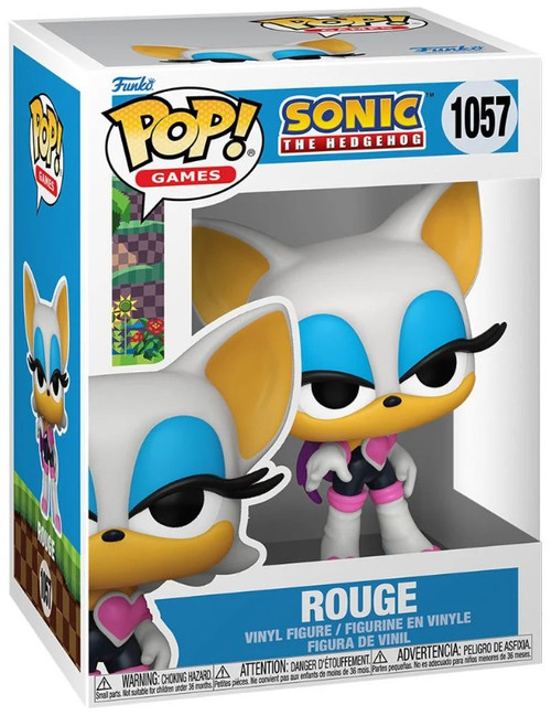 Funko Sonic the Hedgehog POP Games Rouge Vinyl Figure 1057 - ToyWiz