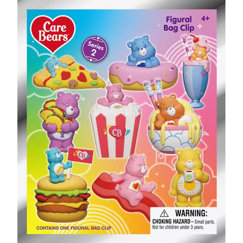 Care Bears 3D Figural Foam Bag Clip Care Bears Series 2 Mystery Pack 1 ...