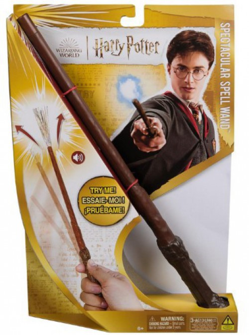 Harry Potter Wizarding World Spectacular Spell Magic Wand 11 Roleplay Toy Spin Master - ToyWiz
