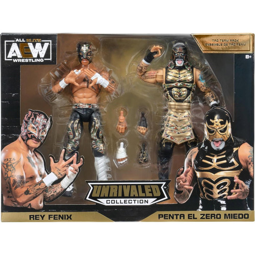 AEW All Elite Wrestling Unrivaled Collection Tag Team Pack Rey Fenix ...