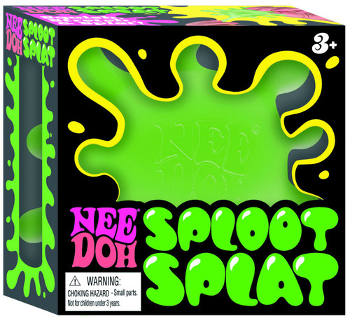 NeeDoh Sploot Splat GREEN Stress Ball Schylling - ToyWiz