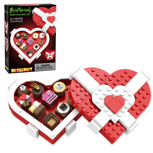 Bricktanicals Box of Chocolates Brick Building Set Compatible with ...