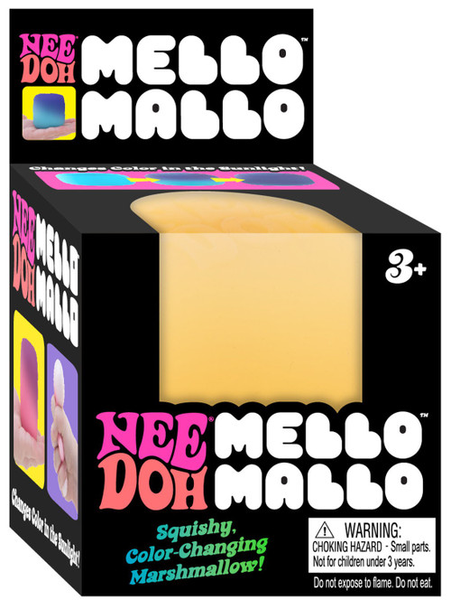 NeeDoh Mello Mallo YELLOW Stress Ball Squishy Color Changing ...