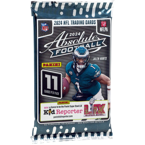 NFL Panini 2024 Absolute Football Trading Card BLASTER Pack 11 Cards ...
