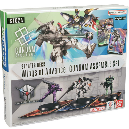 Gundam Trading Card Game Assemble Wings of Advance Starter Deck ST02A ...