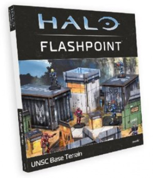 Halo Flashpoint Tactical Miniatures Game UNSC Base Terrain Set Mantic ...