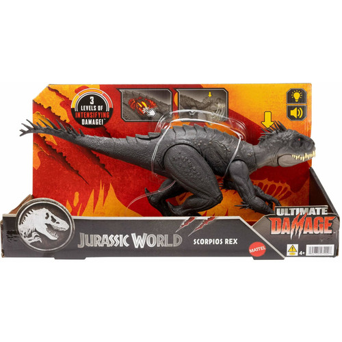 Jurassic World Ultimate Damage Scorpios Rex Action Figure Mattel - ToyWiz