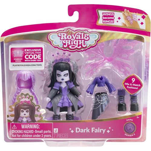 Royale High Series 2 Dark Fairy 3 Doll 9 Mix Match Fashions Stardust ...