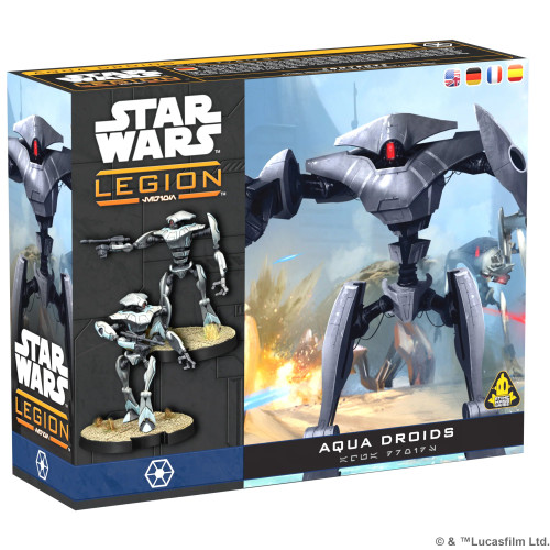 Star Wars Legion Aqua Droid Miniature Boxed Set Fantasy Flight Games ...